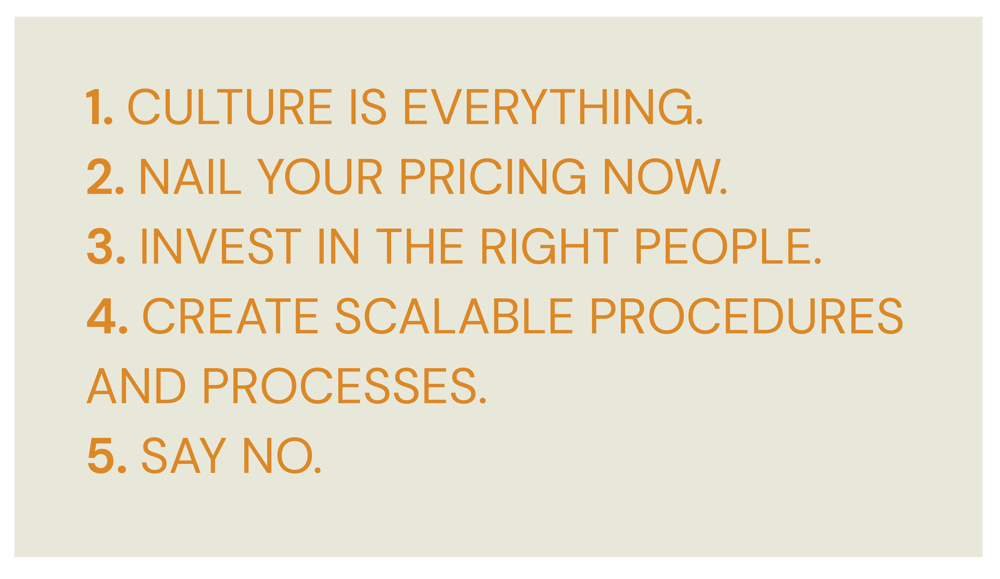 Lessons from Growing Too Fast